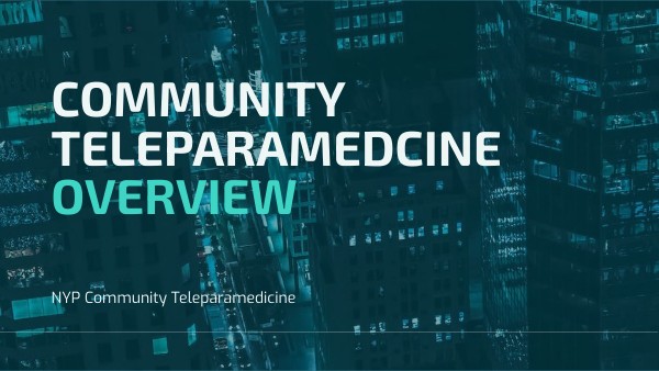 Community Paramedicine Overview | Genially