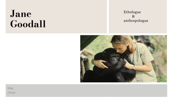 Jane Goodall | Genially