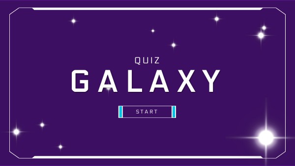 GALAXY QUIZ | Genially
