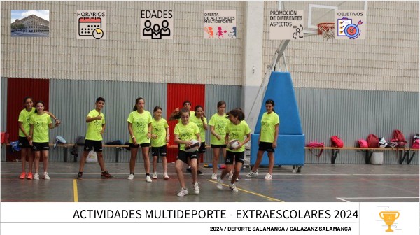ACTIVIDADES MULTIDEPORTE - EXTRAESCOLARES 2024
