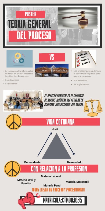 Teoria general del Proceso | Genially