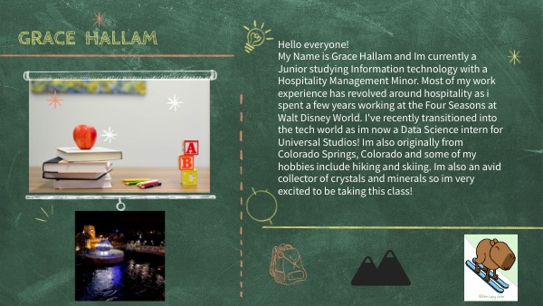 Grace Hallam Introduction