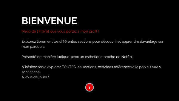 CV INTERACTIF AUDREY NETFLIX | Genially