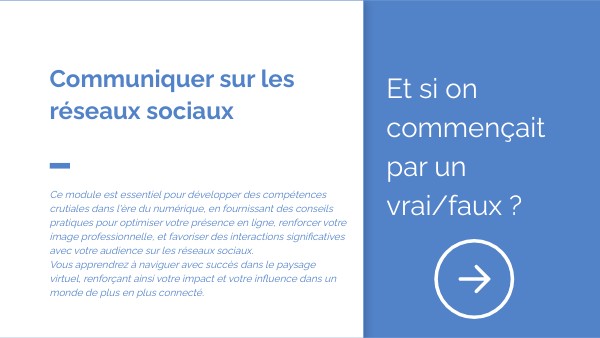 Communiquer sur les réseaux sociaux