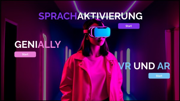 Genially, VR AR und Sprachaktivierung | Genially