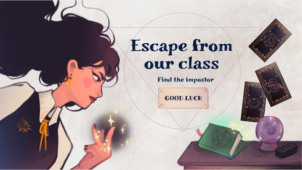 ESCAPE FROM OUR CLASS | Genially