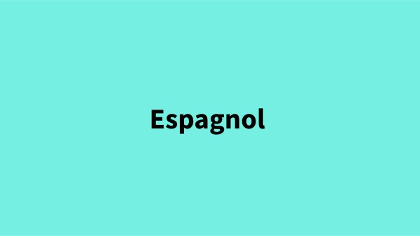 Espagnol | Genially
