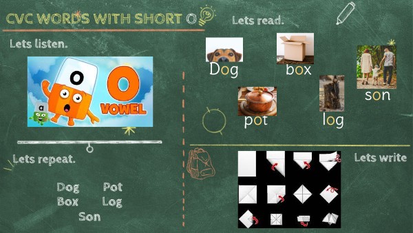 CVC words with short O