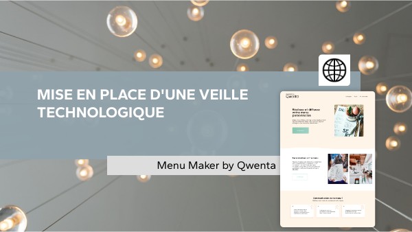 Menu Maker by Qwenta - Présentation Veille technologique