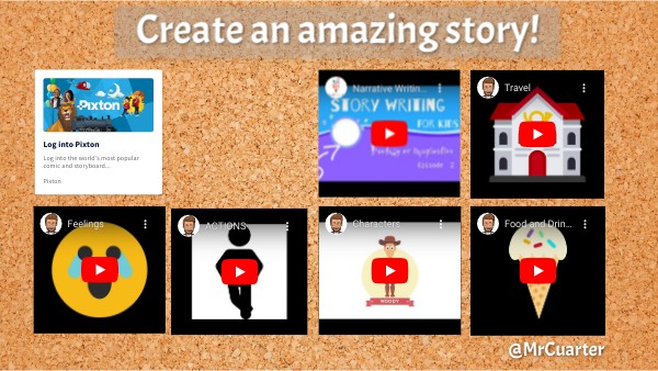 (Juego) Create Amazing Stories, English | Genially