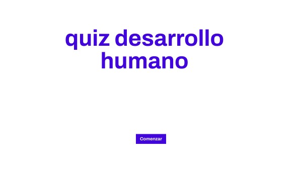 Quiz minimal