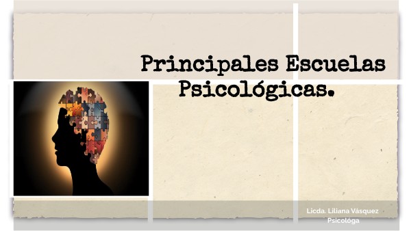 Principales escuelas psicologicas | Genially