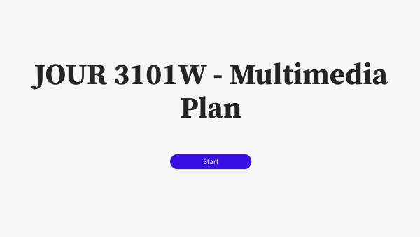 Multimedia Plan | Genially