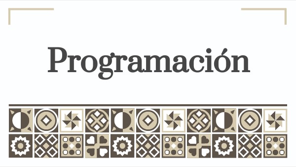 Programacion | Genially