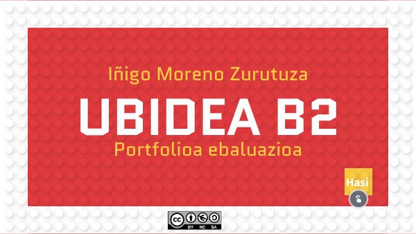 Ubideak B2 Portfolio Ebaluazio