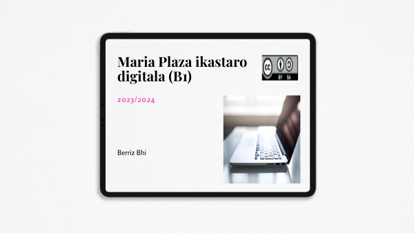 Maria Plaza Portofolioa | Genially