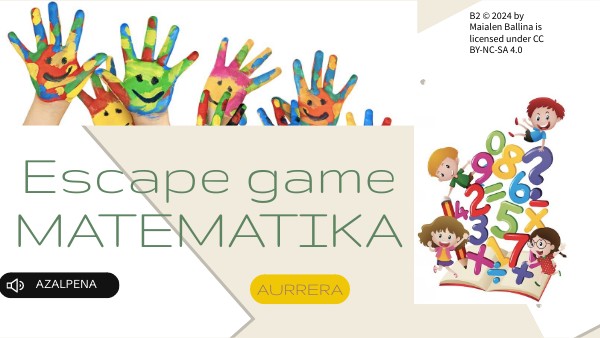 Escape Game MATEMATIKA | Genially