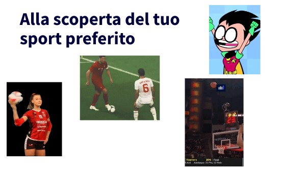 Alla scoperta del tuo sport preferito.. | Genially
