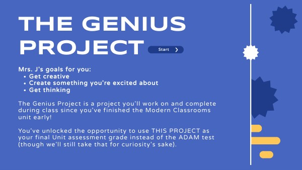 The Genius Project