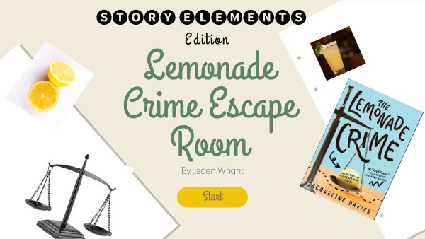 Lemonade Crime Escape Room | Genially