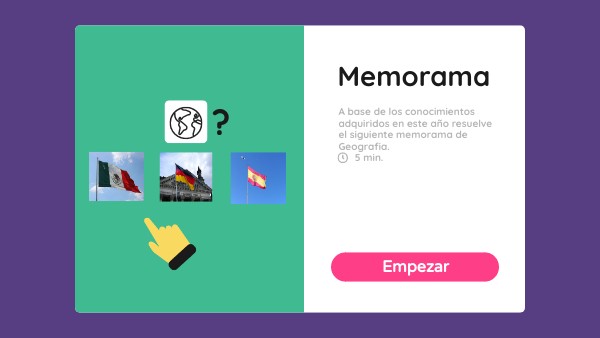 Memórame de Geografía III | Genially