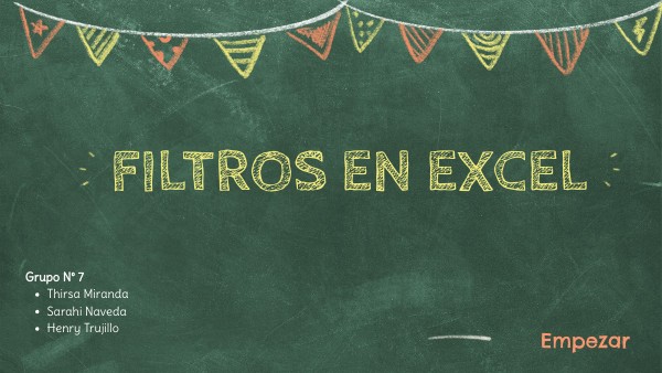 Presentación Filtros en Excel | Genially