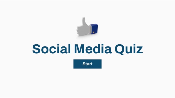 Social Media Quiz | Genially