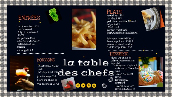 TODAY'S MENU | Genially