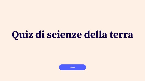 Quiz scienze