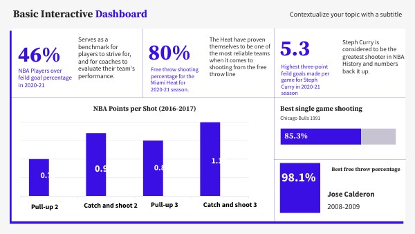 Basic Interactive Dashboard