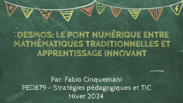 Desmos: Le Pont Numérique | Genially