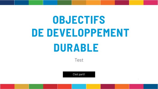 Les 17 ODD | Genially