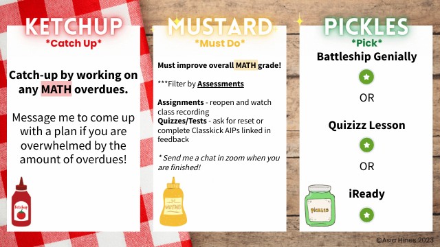 Ketchup Mustard Pickles Template