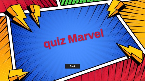 Quiz Marvel | Genially
