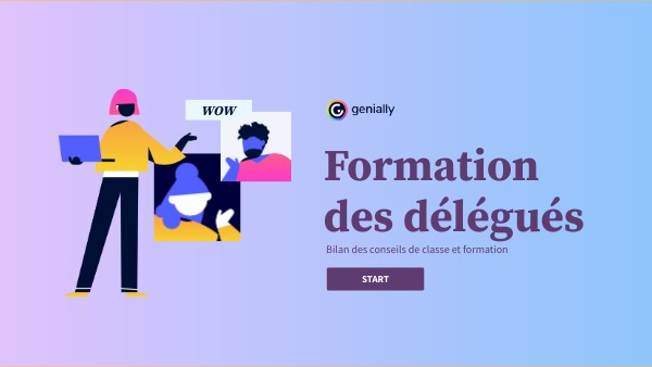 Formation des délégués de classe | Genially