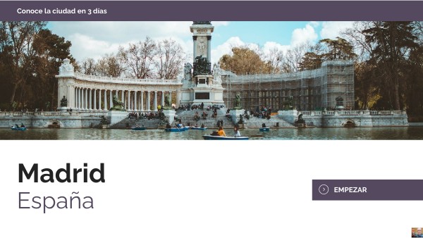 Conoce una ciudad en 3 días