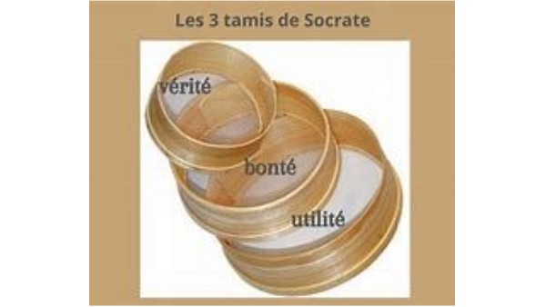 Les 3 tamis de socrates | Genially