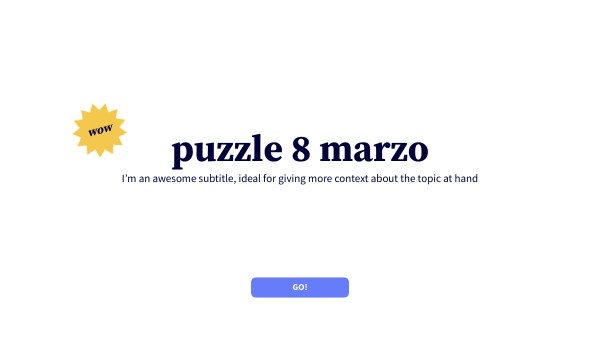 puzzle | Genially