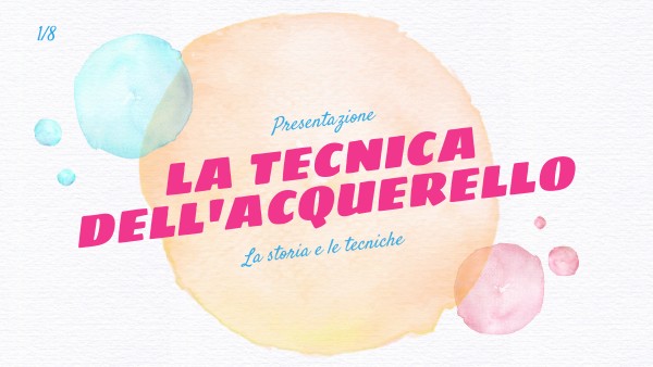 La tecnica dell'acquerello