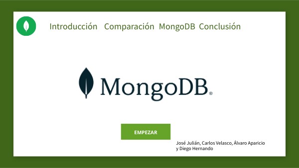 MongoDB | Genially