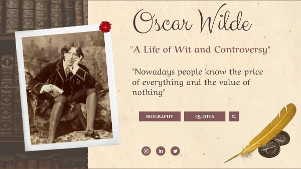 OSCAR WILDE