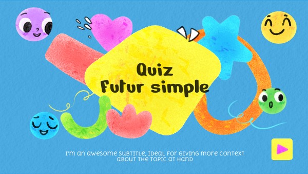 quiz futur simple | Genially