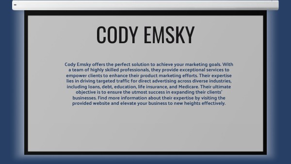 Cody Emsky | Genially