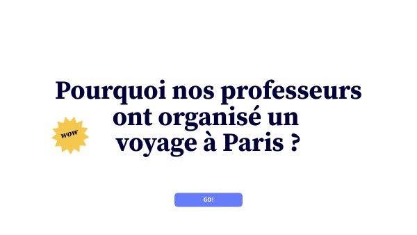 Voyage Paris 3ème