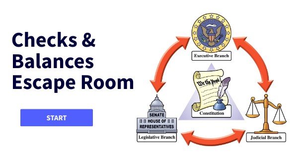 Checks and Balances ESCAPE ROOM | Genially