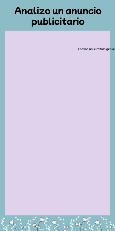 ANALIZAR UN ANUNCIO PUBLICITARIO | Genially