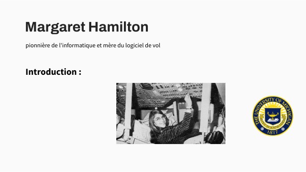 exposer margaret hamilton | Genially