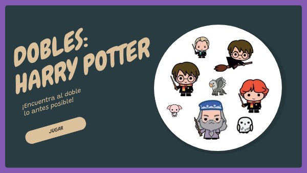 Juego "Dobles" Harry Potter | Genially