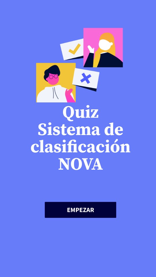 Quiz Sistema de Clasificación NOVA | Genially