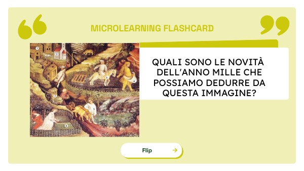 Flashcard microlearning